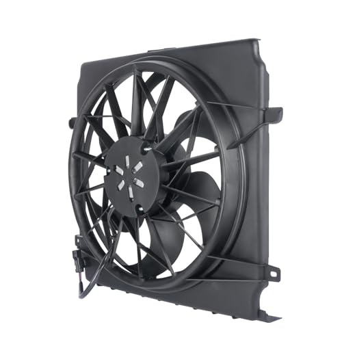 AC Condenser Radiator Cooling Fan Assembly 55037692AB CH3115143 Compat ...